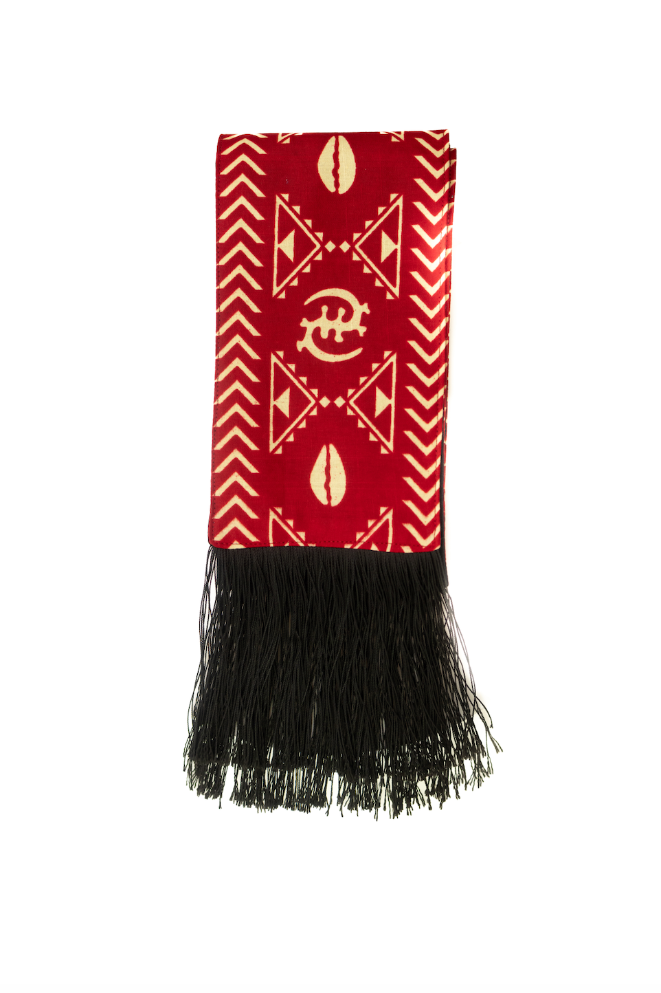 African Print Graduation Sash: Red and White – Kolo Culture